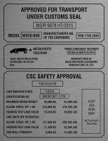 Approved For Transport Under Customs Seal - CSC Safety Approval - Get a ...