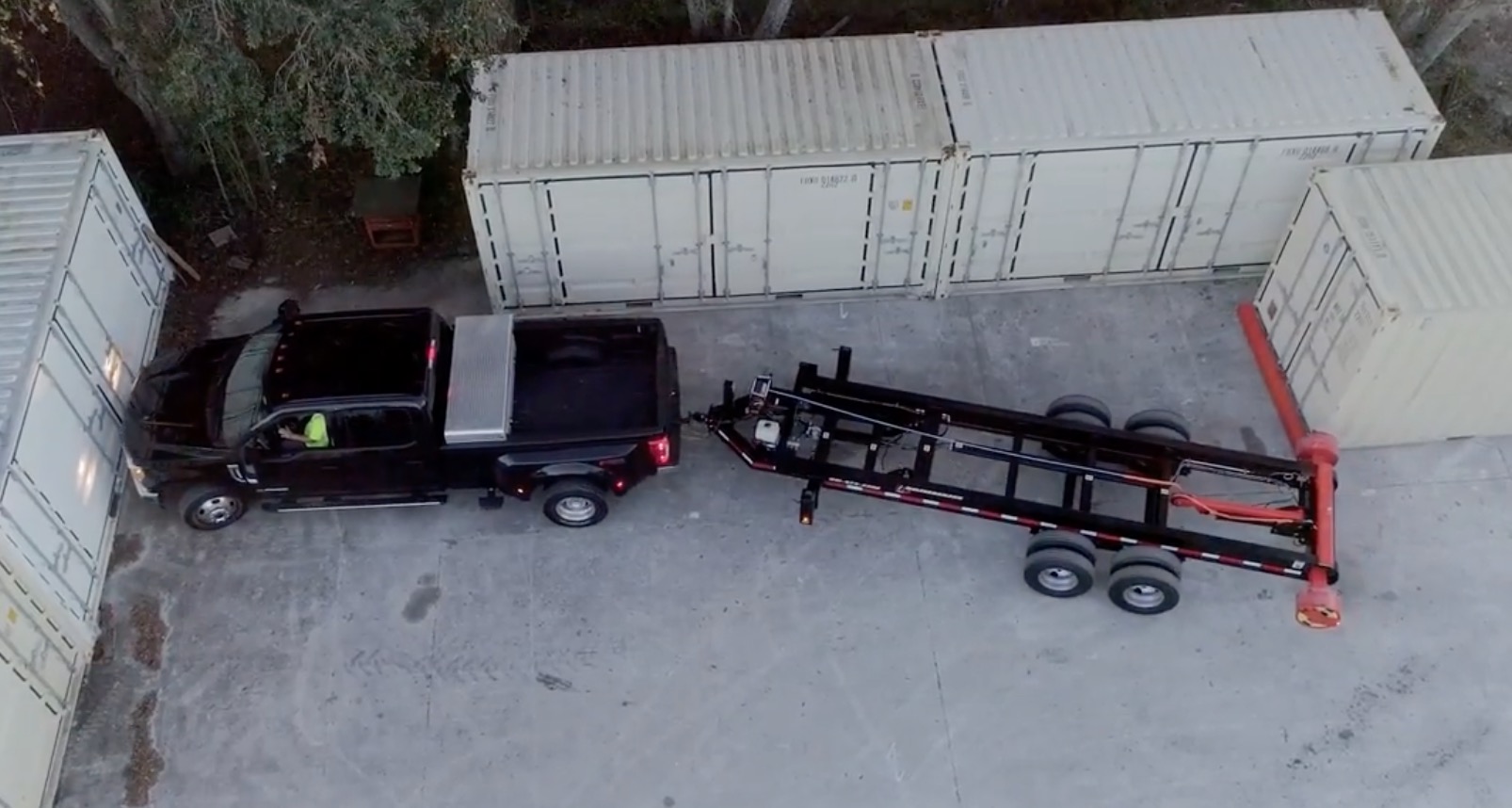 New Trailer Design Moves Loaded Shipping Containers - Get a Shipping ...